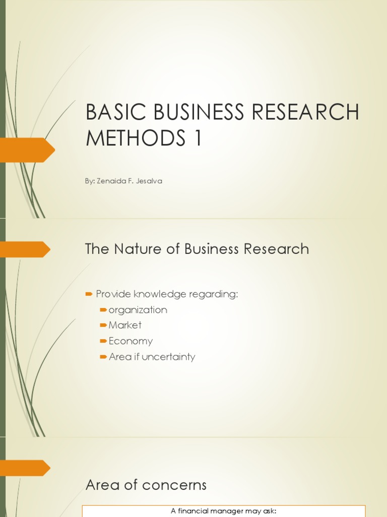 Basic Business Research Methods 1 | PDF | Evaluation | Business
