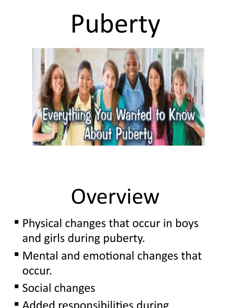 Nurse Present Puberty | PDF | Puberty | Adolescence
