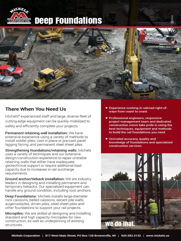 Deep Foundations: There When You Need Us | PDF