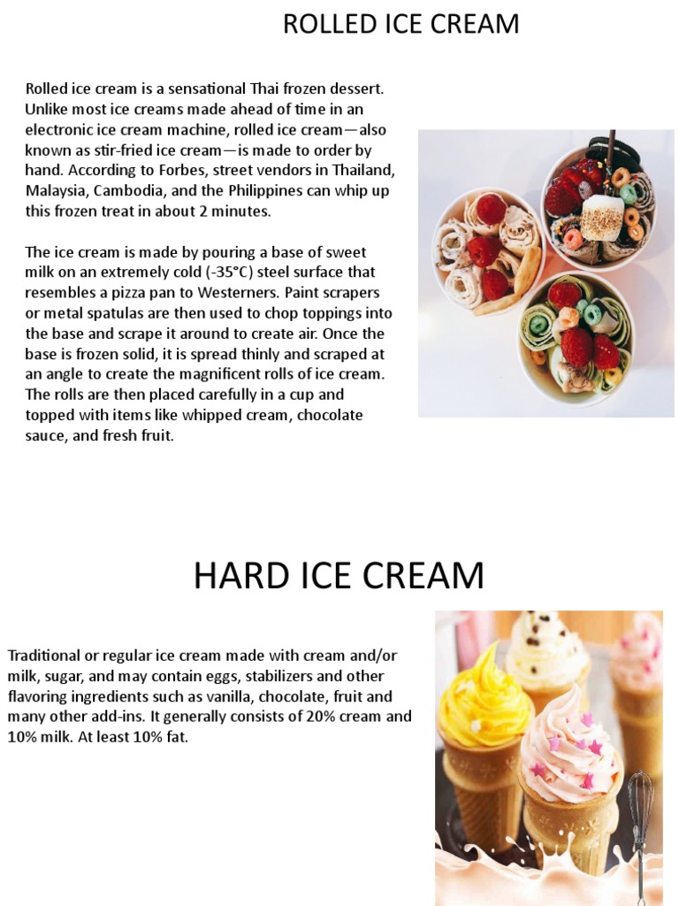 Ice Cream | PDF | Desserts | Foods