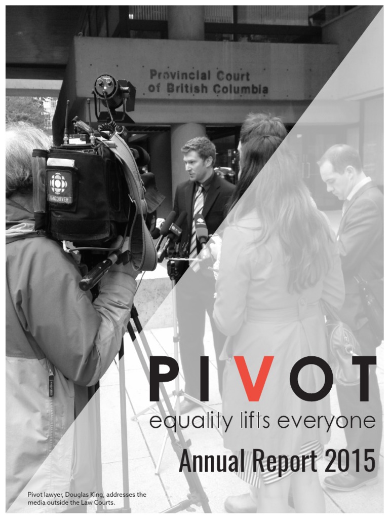 Pivot Legal Society Annual Report 2015 Pdf Mandatory Sentencing