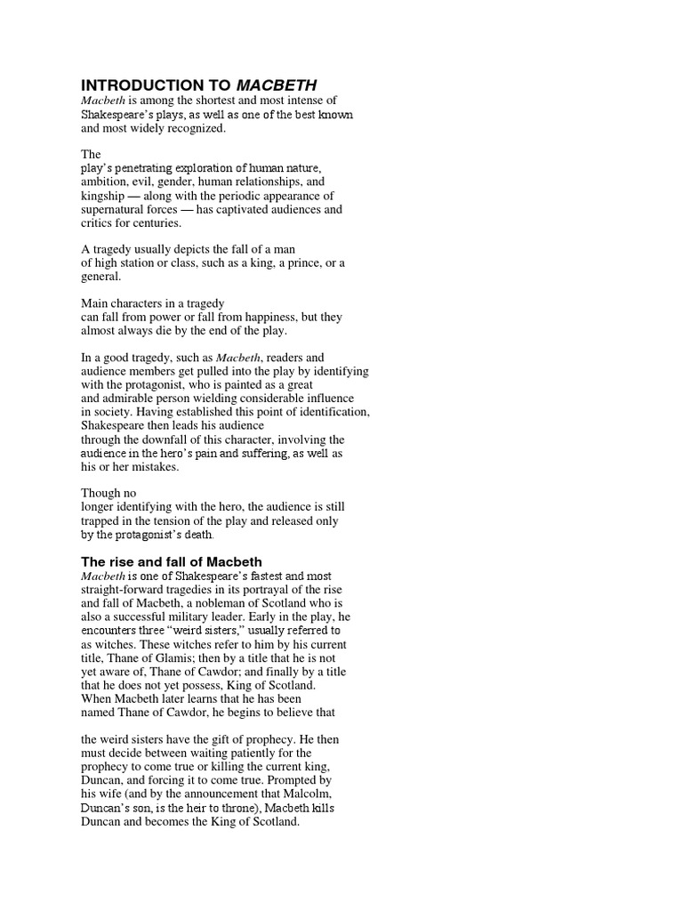 Understanding Macbeth's Themes | PDF | Macbeth | Religion And Belief