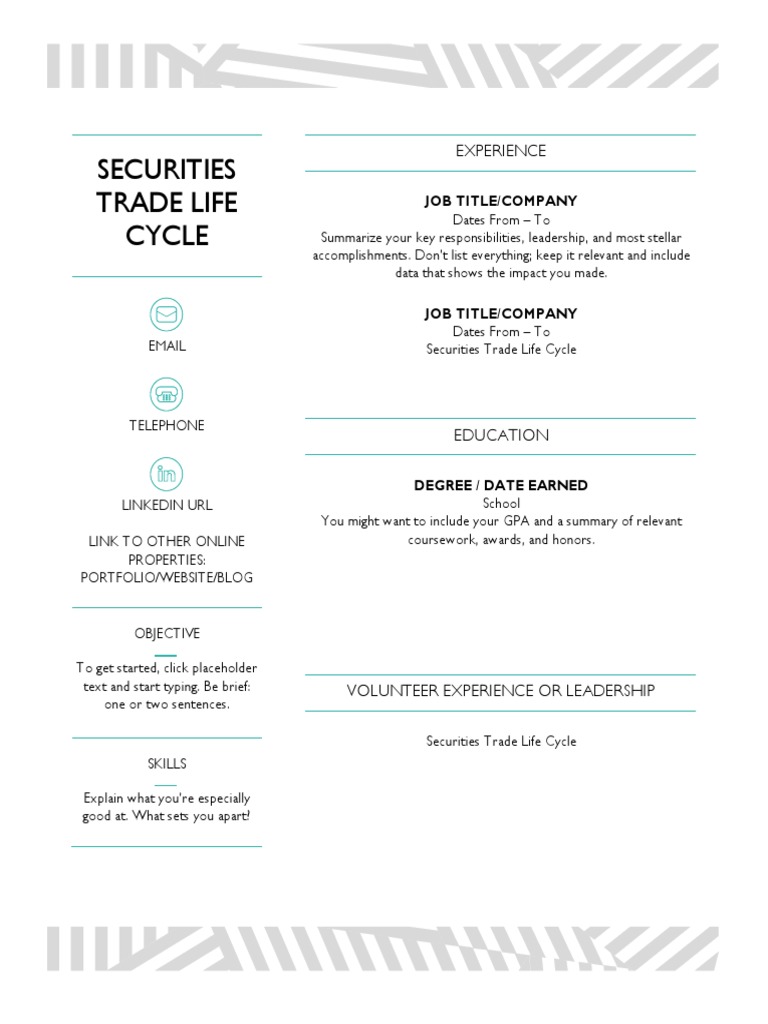 Securities Trade Life Cycle | Download Free PDF | Internet ...