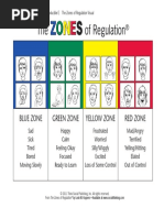 Zones of Regulation - Inside Out - Printable | PDF