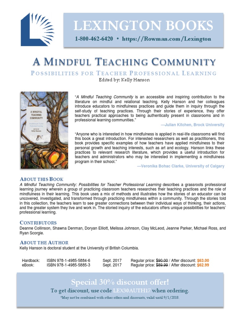 A Mindful Teaching Community | PDF | Mindfulness | Teachers