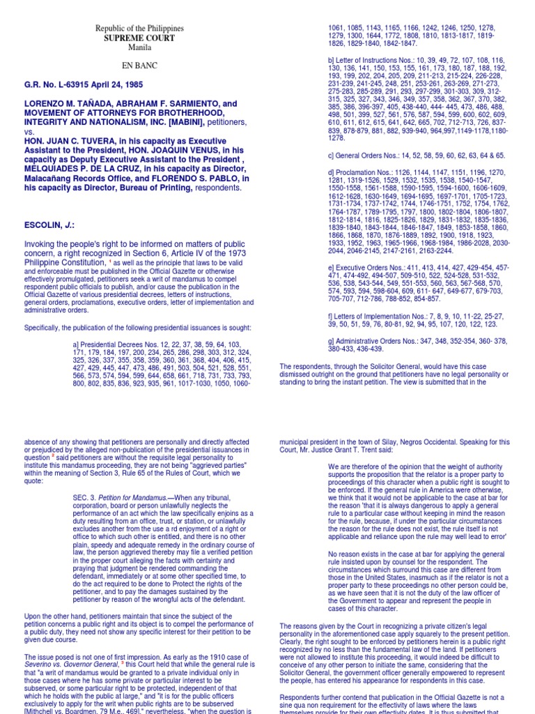 Procedural Due Process | Download Free PDF | Mandamus | Court Of Appeal ...