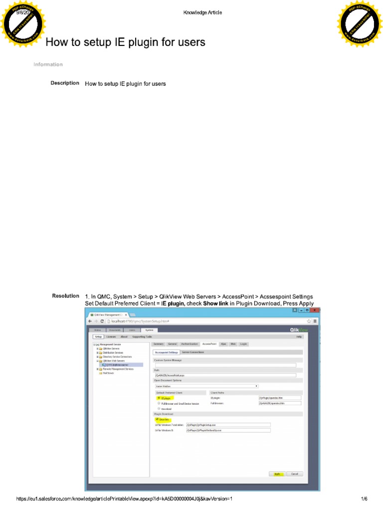 IE Plugin For Users | PDF