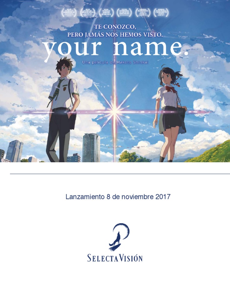 Ediciones Blu-ray de Your Name | PDF | Blu Ray | Vídeo