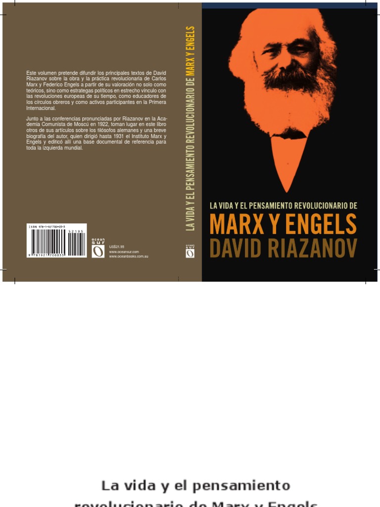 La Vida y El Pensamiento Revolu - David Riazanov | PDF | Friedrich ...