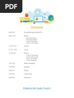 1st Grade Daily Schedule | PDF