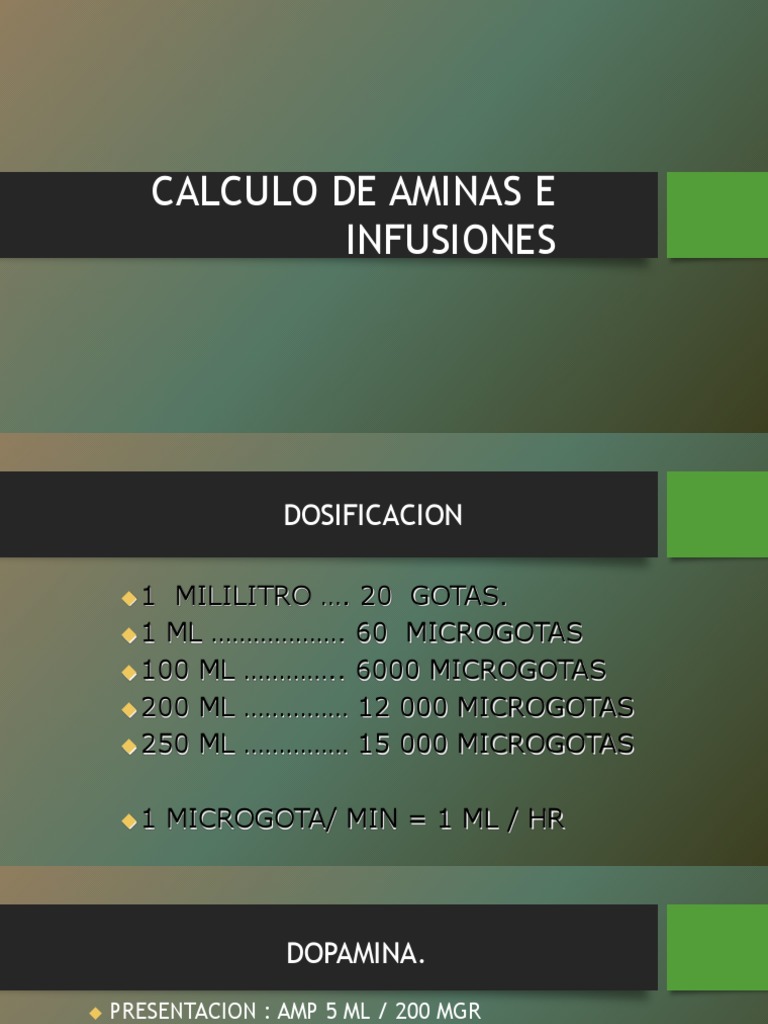 Calculo de Aminas | Naturaleza