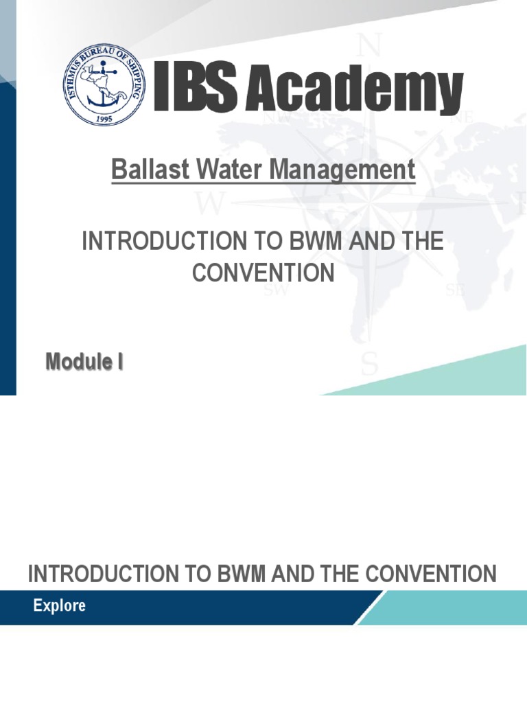 Ballast Water Management: Introduction To BWM and The Convention | PDF ...