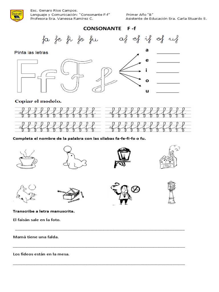 Consonante F F F | PDF | Lingüística