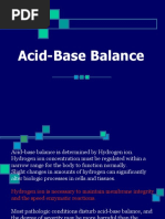 Acid Base Balance | PDF | Ph | Buffer Solution
