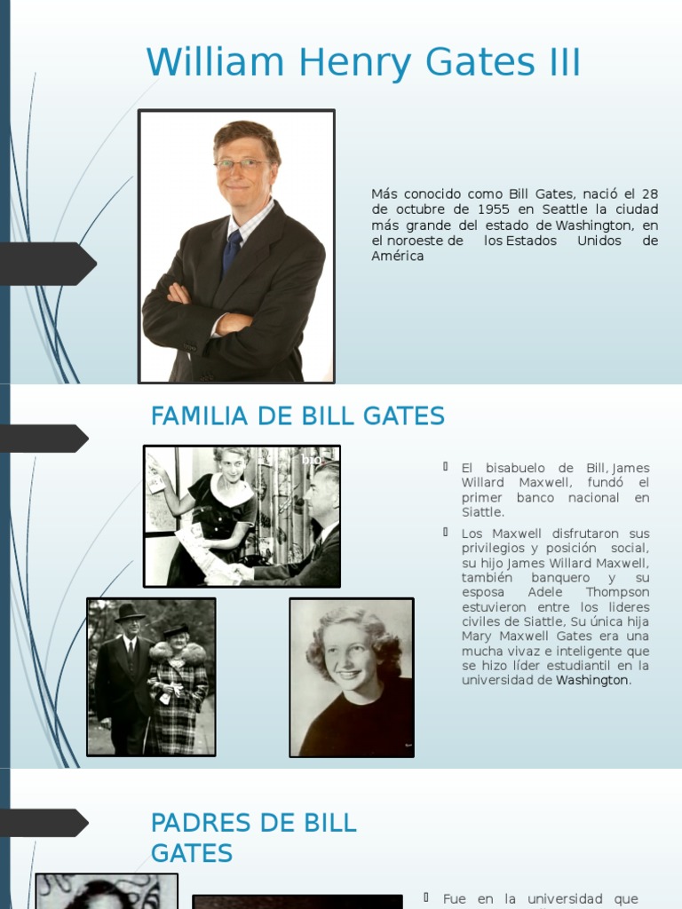 William Henry Gates III | PDF | Microsoft | Science