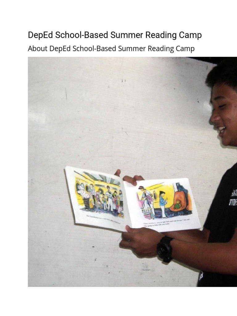 Summer Reading Camp | PDF | Reading Comprehension | Reading (Process)