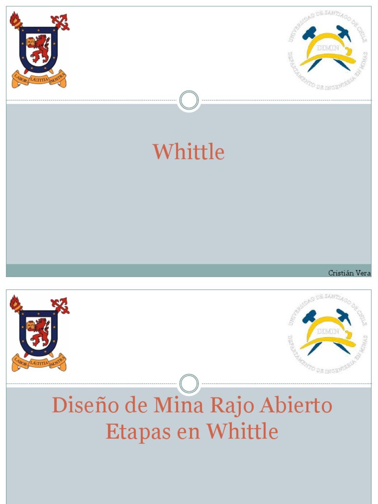 Clase 4 - Whittle | PDF | Minería | Software