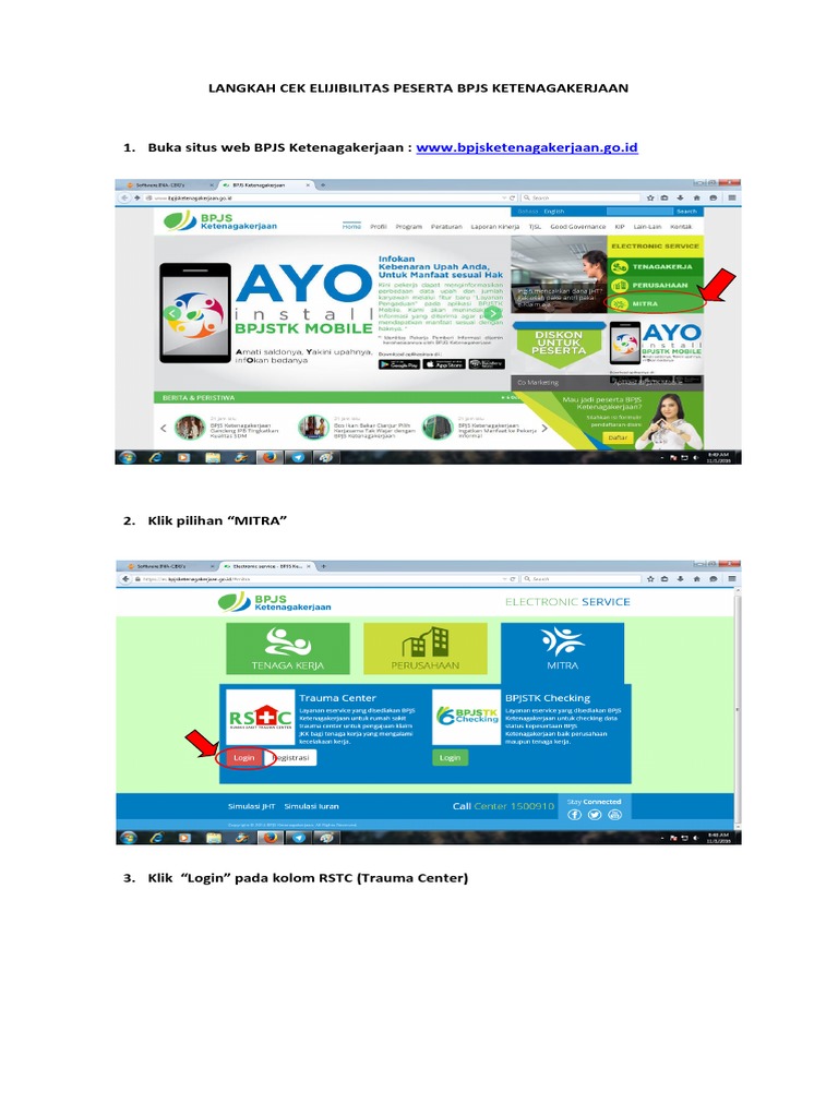 Modul Cek Sep Bpjs TK | PDF