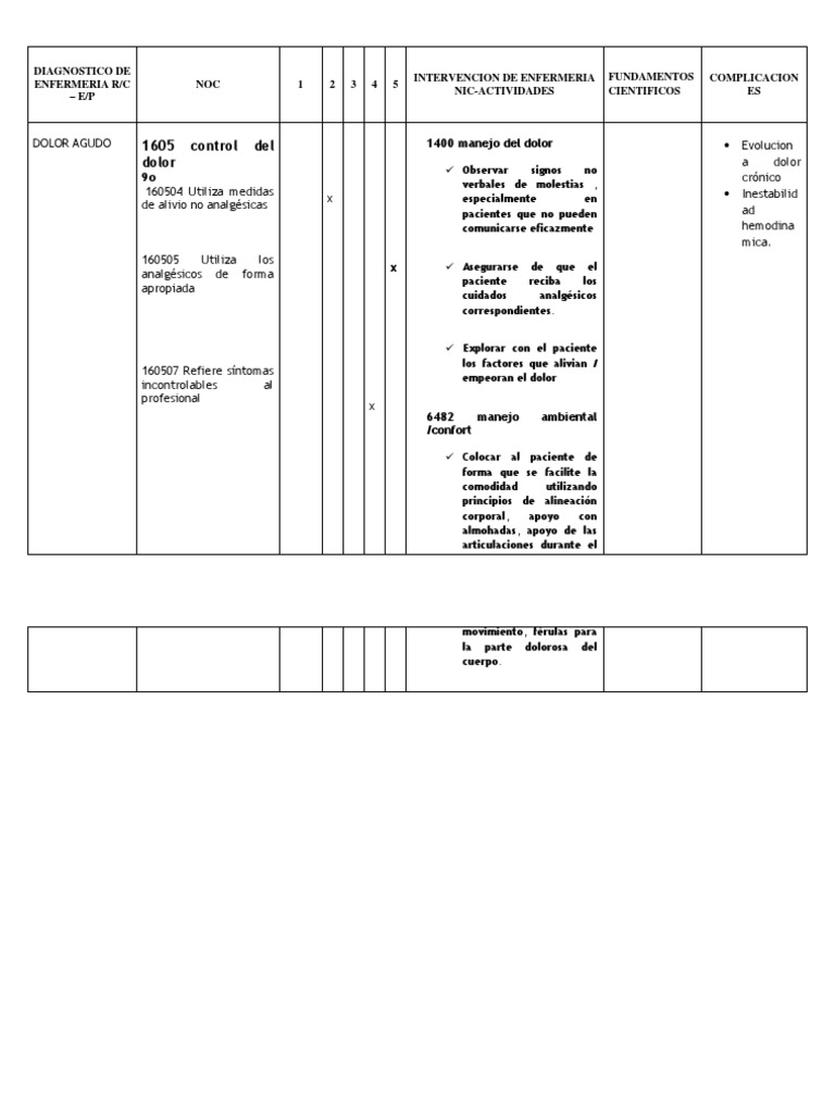 Modelo Nic Noc | PDF | Medicina CLINICA | Enfermedades y trastornos