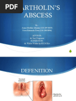 Marsupialization of Bartholin Cyst and Abscess - ACOG 2023 | PDF | Diseases And Disorders ...
