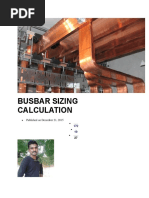 Busbar Sizing Calculation | PDF | Transformer | Building Engineering