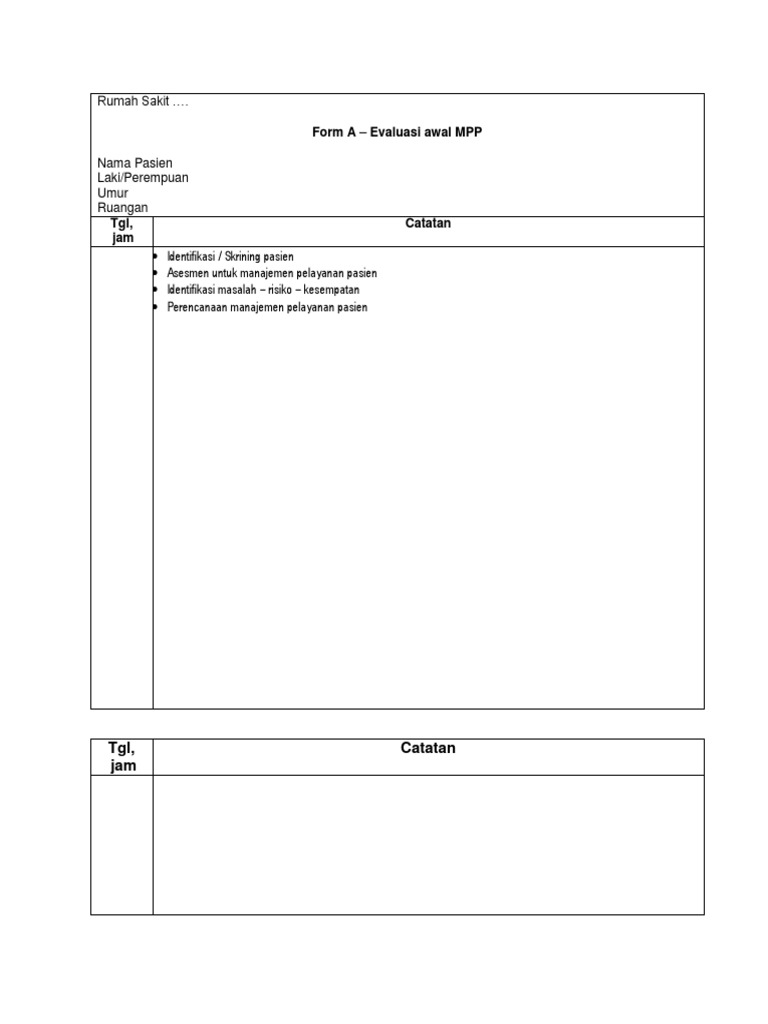 Form A - MPP | PDF