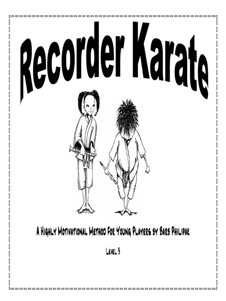 Recorder Karate Level 3 | PDF