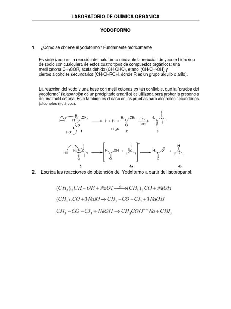 Yodoformo | PDF
