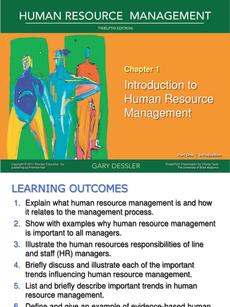 Dessler HRM12e PPT 01 | PDF | Human Resource Management | Human Resources