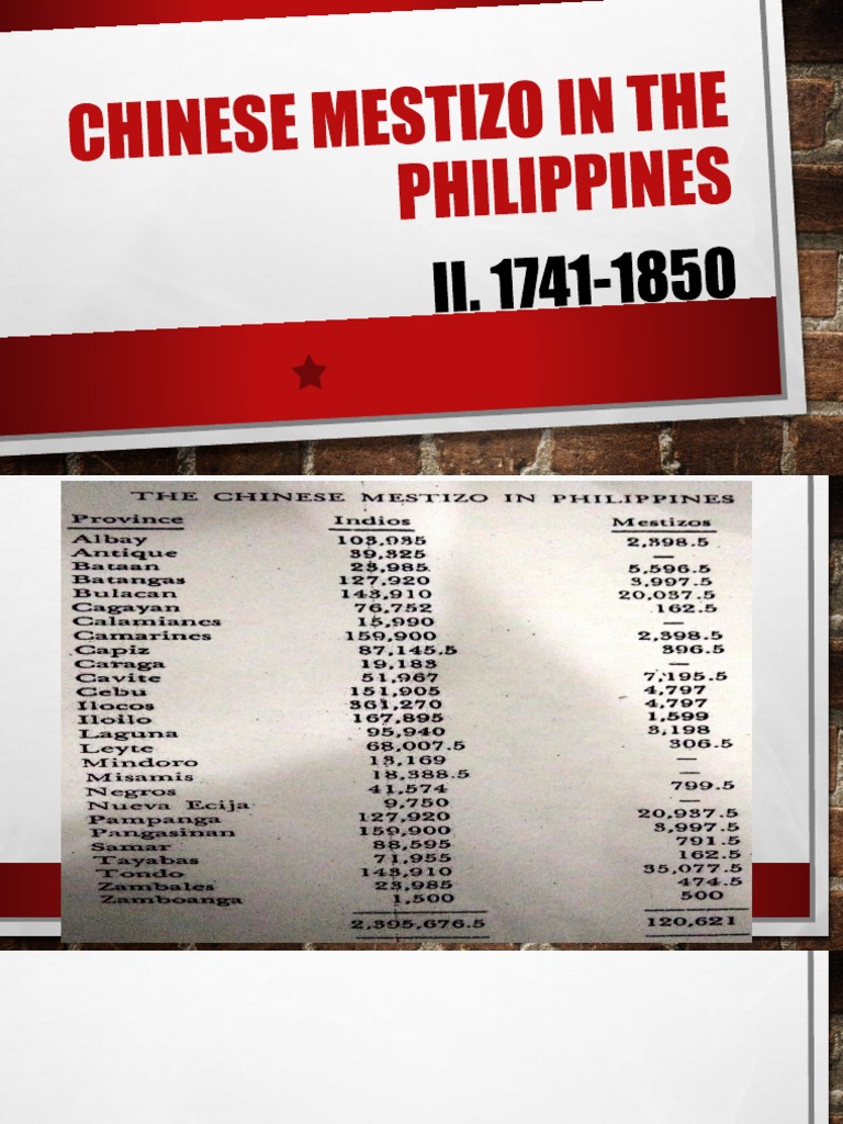 Chinese Mestizo in The Philippines | PDF