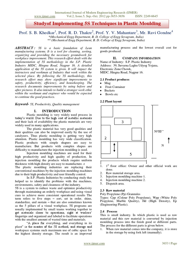 Study of Implementing 5S Techniques in | Download Free PDF | Lean ...