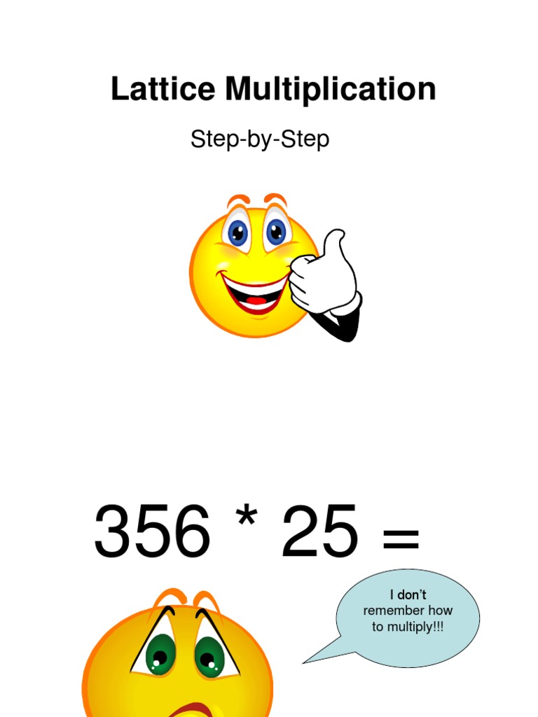 Lattice Multiplication | PDF | Multiplication | Arithmetic