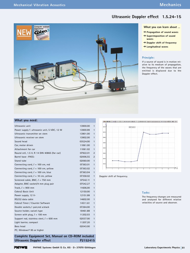 Ultrasonic Doppler Effect | PDF | Doppler Effect | Sound