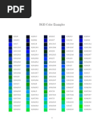 AutoCAD Color Index RGB Equivalents.pdf | Graphic Design | Software