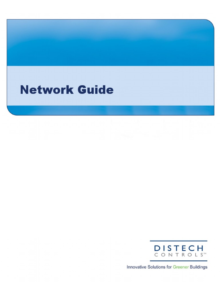 Distech Network Guide PDF | PDF | Data Transmission | Electronic ...