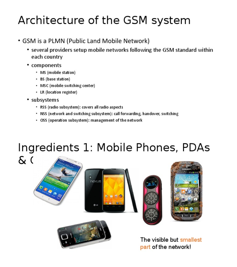 GSM System Architecture Overview | PDF