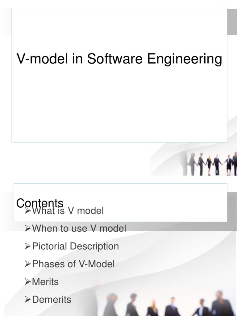 V-Model in Software Engineering | PDF | Computer Science | Production ...