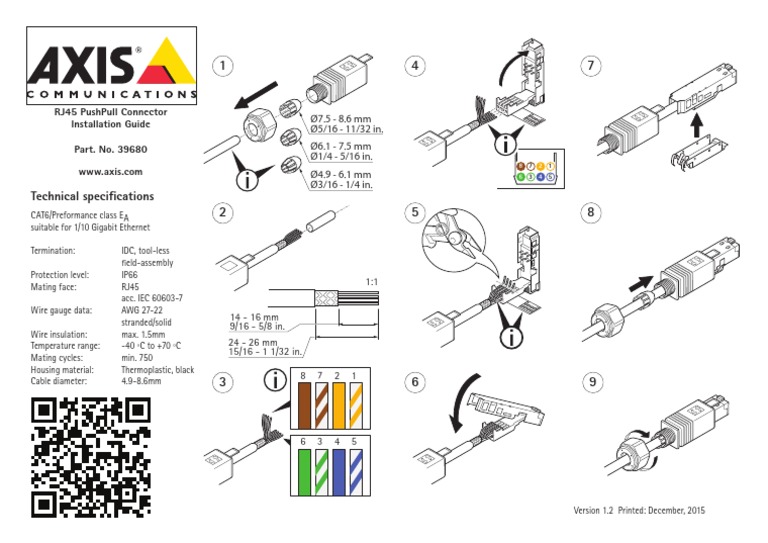 Ig Rj45 Push-pull Connector 39680 en 1512 | Physical Layer Protocols ...