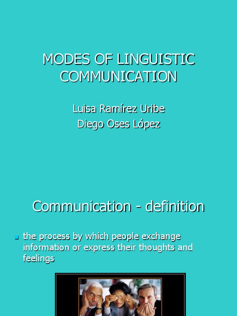 Modes of Ling Communications | PDF