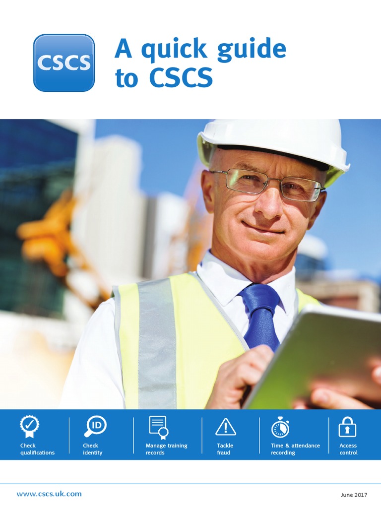 CSCS Quick Guide | PDF | Apprenticeship | Labour