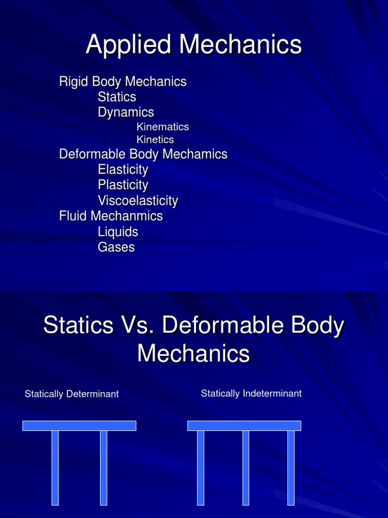 Mechanics of Deformable Bodies | PDF | Viscoelasticity | Elasticity ...