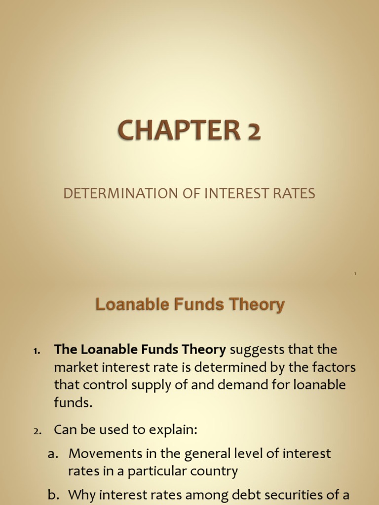 Determination of Interest Rates | PDF | Crowding Out (Economics ...