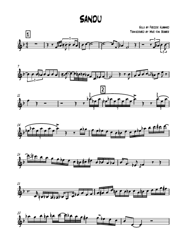Freddie Hubbard Sandu | PDF