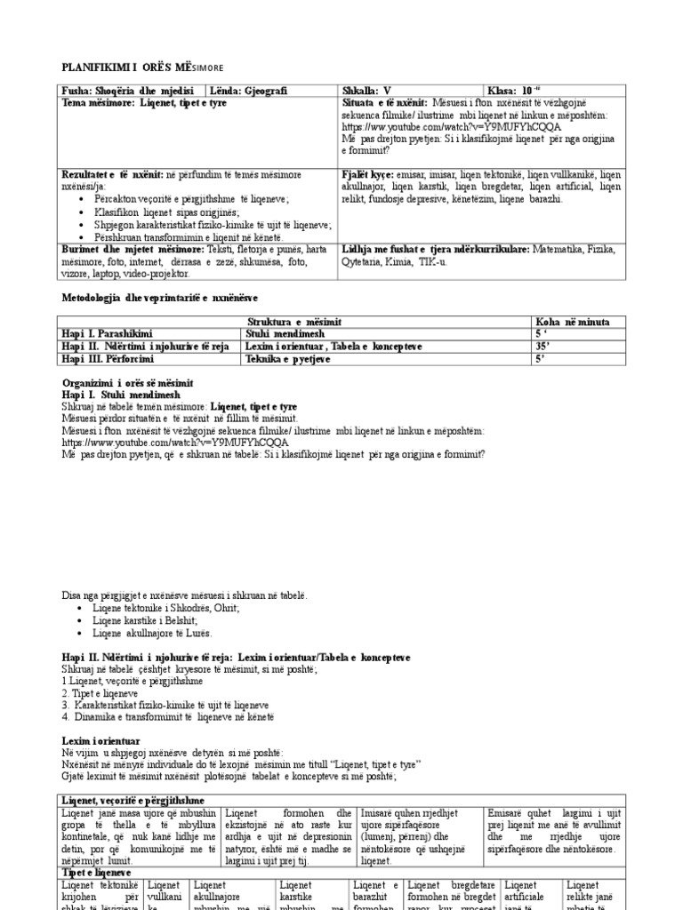 Ditar Liqenet 1 | PDF