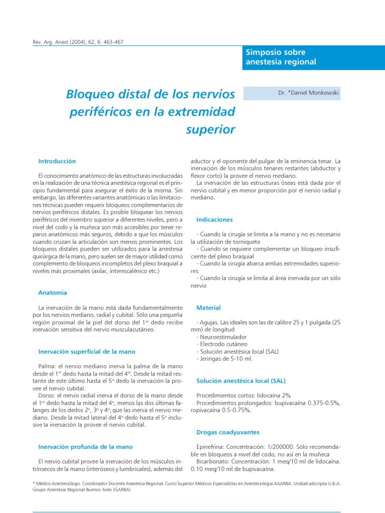 Distal Extremidad Superior | PDF