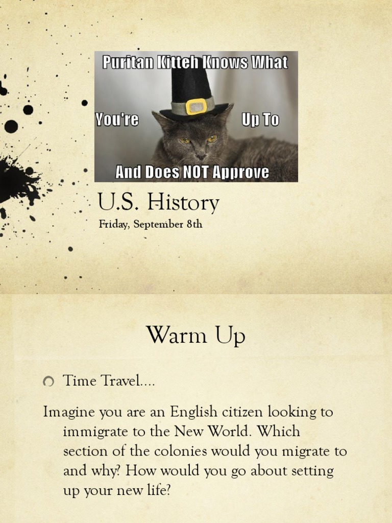 Fri Sept 8 Us History | PDF | North America | The United States