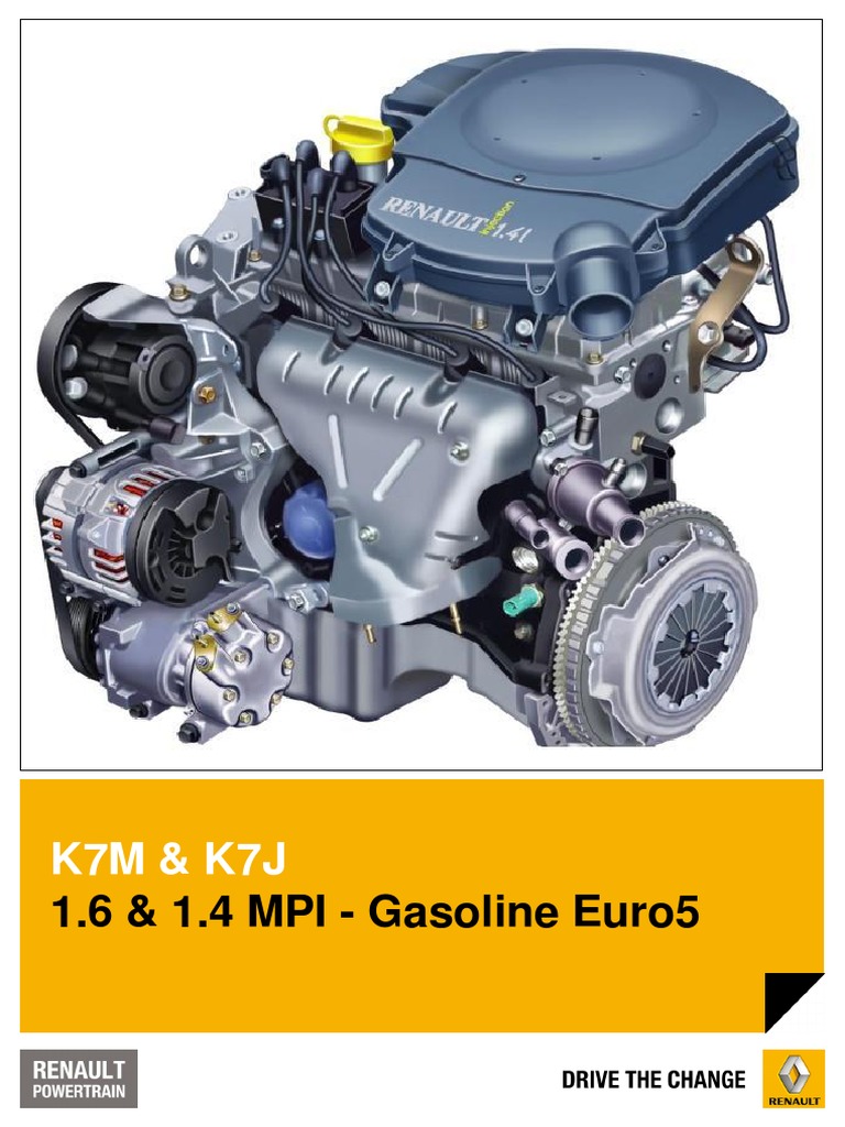 Renault K7M & K7J 1.6 & 1.4 MPI Gasoline Engines: Technical ...