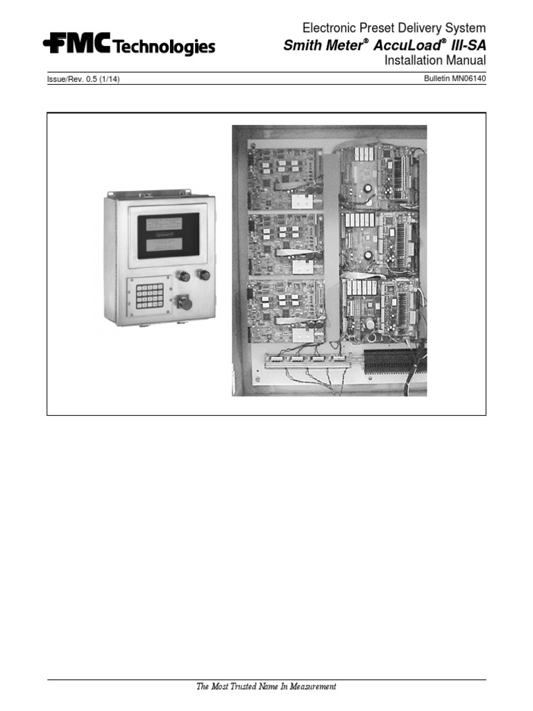 AccuLoad III-SA Installation Manual (2) | Relay | Electrical Wiring