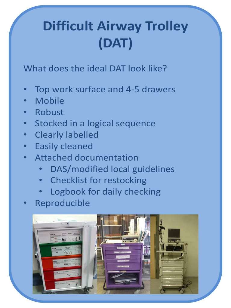 Difficult Airway Trolley DAS | Medicine | Medical Equipment