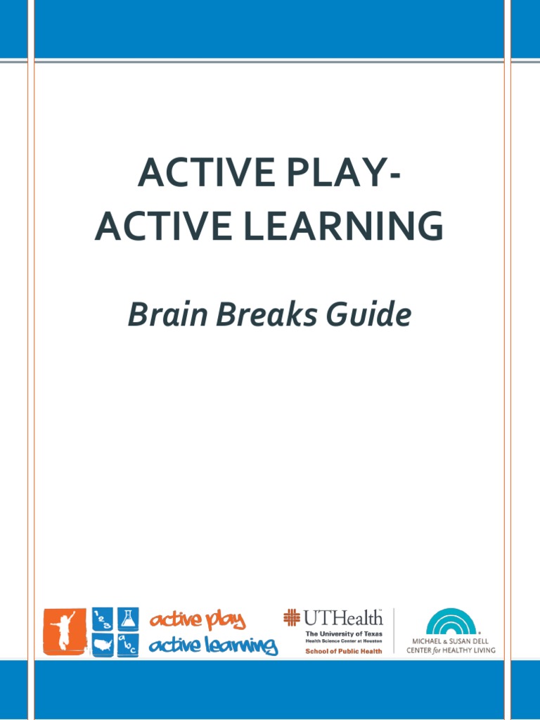 Active Play-Active Learning: Brain Breaks Guide | PDF | Classroom | Leisure